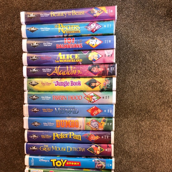 Disney | Other | 6 Rare Vhs Disney Tapes | Poshmark
